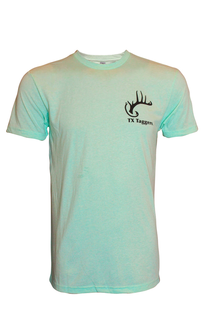 Redfish Tail Tee (sea foam) – Texas Taggers
